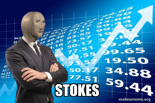 stokes - Stonks Only Go Up Meme Generator