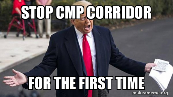 Stop CMP corridor For the first time - Trump - Impeachment Quid Pro Quo ...