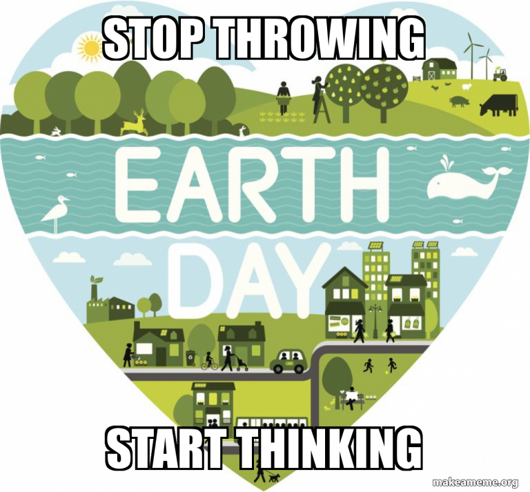 stop throwing start thinking Meme Generator