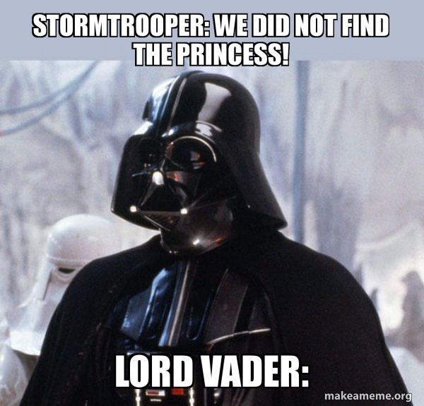 Darth Vader Princess Memes