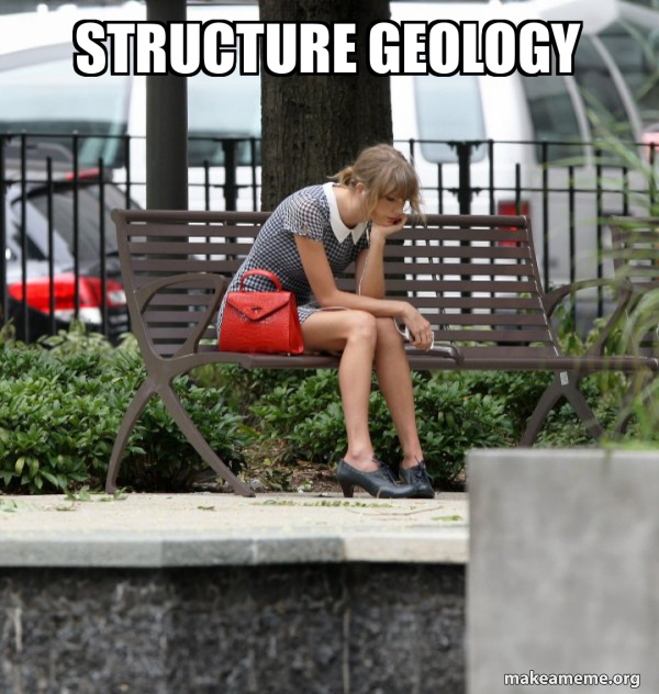 Structure Geology - Sad Taylor Swift Meme Generator