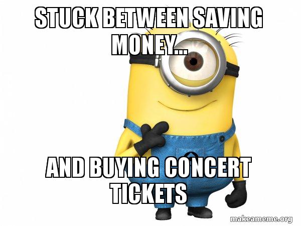Concert Ticket Meme @staind's Video Tweet