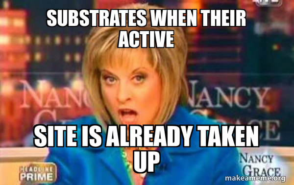 Substrates when their active site is already taken up - False Fact ...