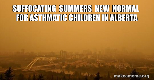 Suffocating summers new normal for asthmatic children in Alberta Meme ...
