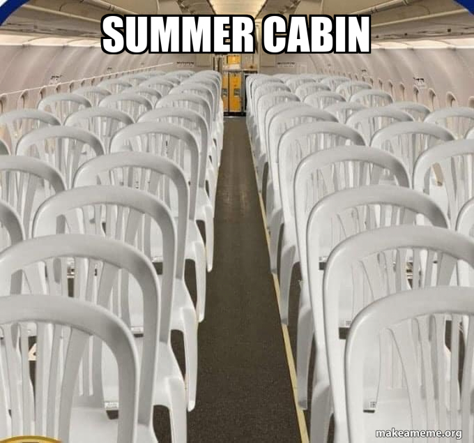 summer cabin Meme Generator