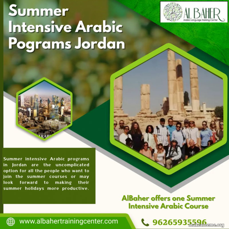 - Summer Intensive Arabic Programs Jordan Meme Generator