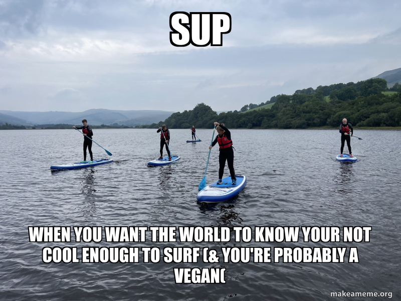 SUP When you want the world to know your not cool enough to surf (& you ...