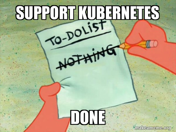 Support Kubernetes Done - TO-DO List Meme Generator