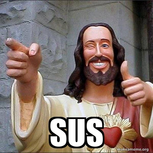 Sus - Cool Jesus Meme Generator