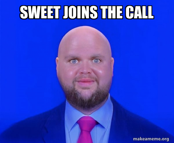 Sweet joins the call - Bald J.D. Vance Meme Generator