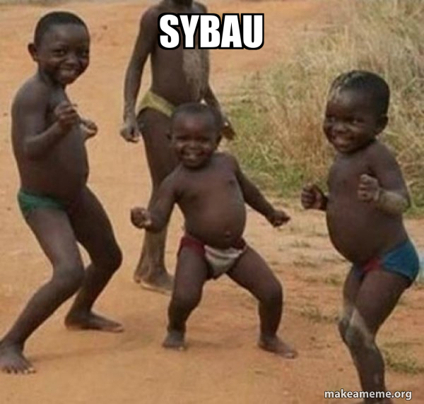 Sybau - Dancing Black Kids Meme Generator