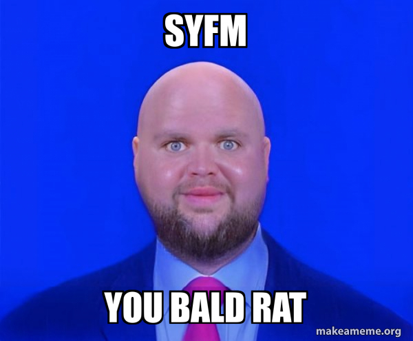 Syfm You bald rat - Bald J.D. Vance Meme Generator