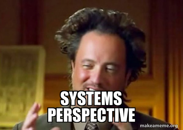 Systems Perspective - Ancient Aliens - Crazy History Channel Guy Meme ...