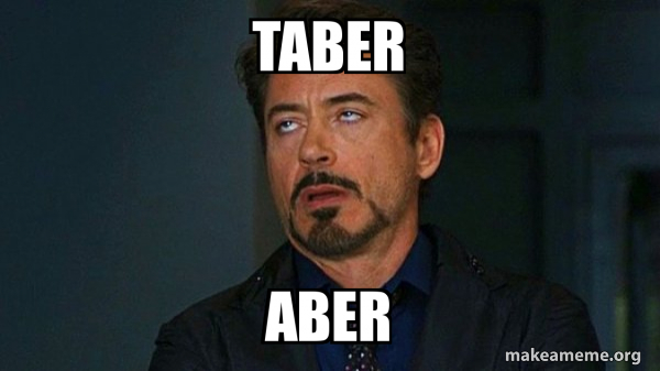 Taber Aber - Tony Stark Eye Roll Meme Generator