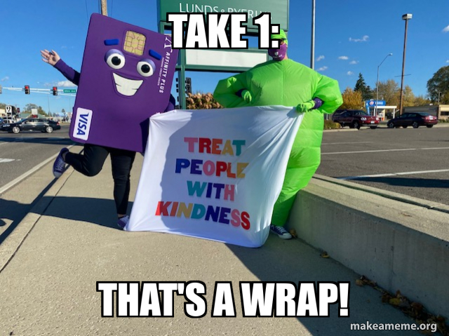 Take 1: that's a wrap! Meme Generator