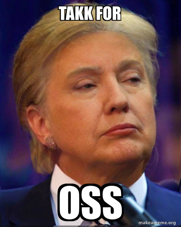 TAKK FOR OSS - Trillary Meme Generator
