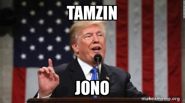 TAMZIN JONO - Donald Trump Meme Generator