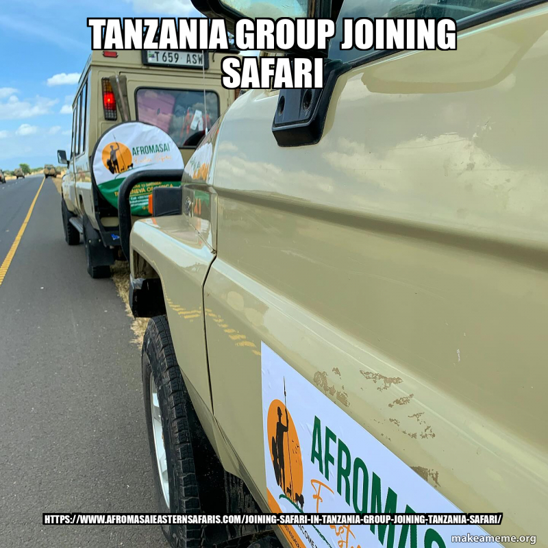 Tanzania group joining safari https://www.afromasaieasternsafaris.com ...