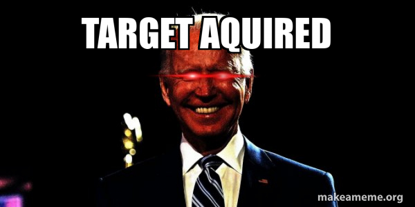 target aquired - Dark Brandon Meme Generator