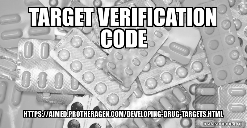 target verification code https://aimed.protheragen.com/developing-drug ...