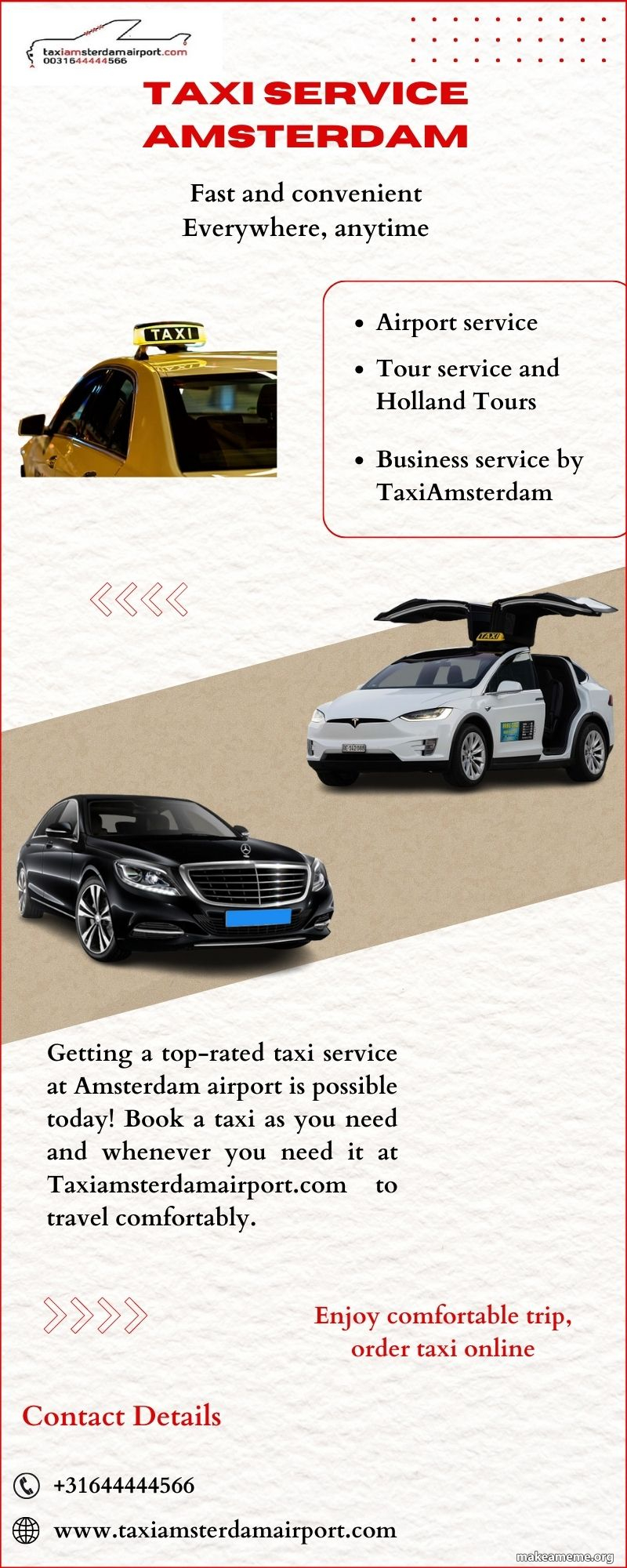 - Taxi Service Amsterdam Meme Generator