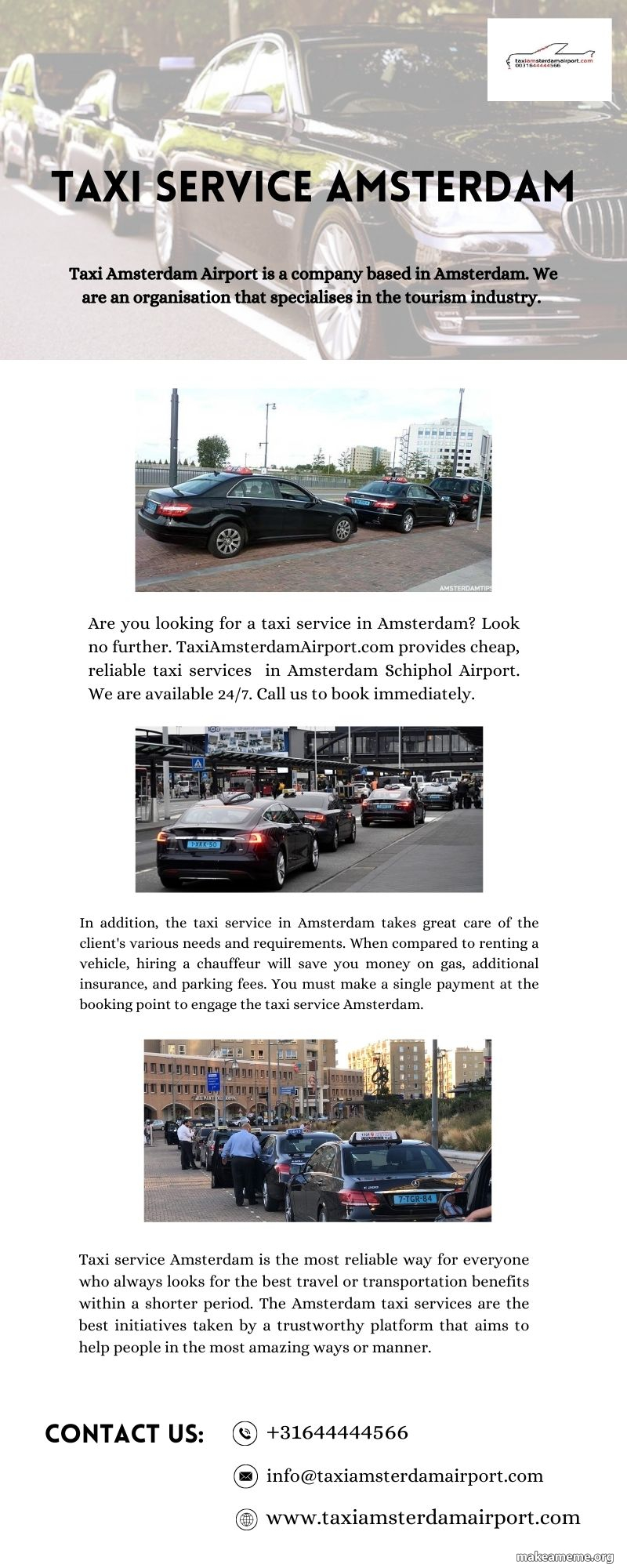 - Taxi Service Amsterdam Meme Generator