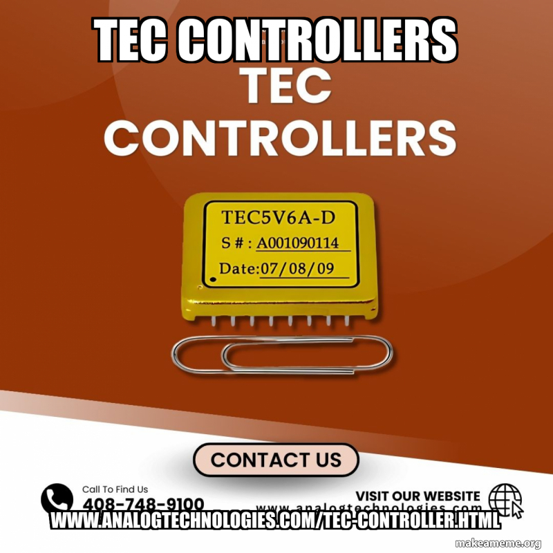 TEC controllers www.analogtechnologies.com/tec-controller.html - Efficient and precise, our TEC ...
