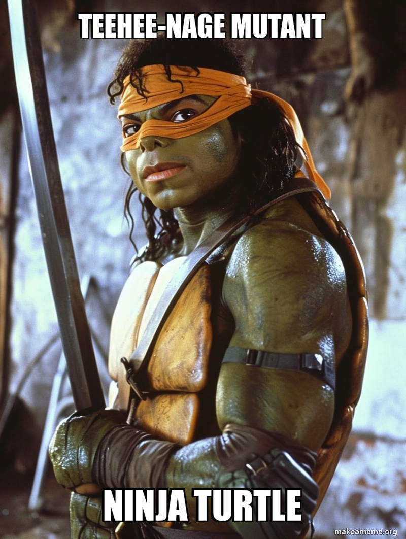 Teehee-nage mutant Ninja turtle Meme Generator