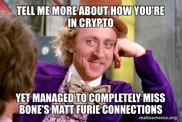 Tell me more about how you're in crypto Yet Managed to completely miss ...