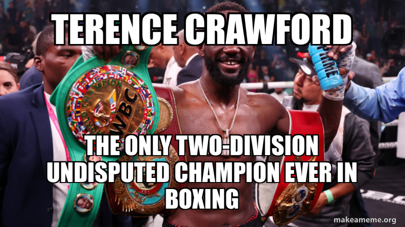 terence crawford the only two-division undisputed champion ever in ...