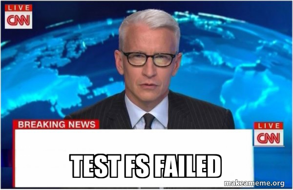 test fs failed - Fake Headline Meme Generator