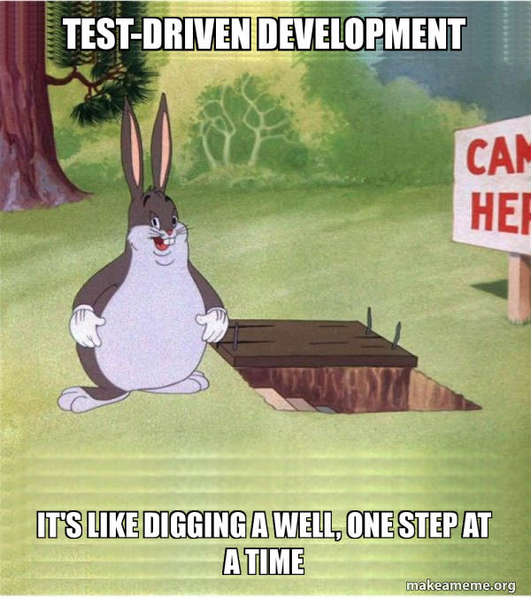 Test-Driven Development It's Like Digging a well, one step at a time ...