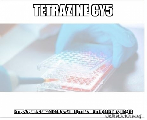 tetrazine cy5 https://probes.bocsci.com/cyanine5-tetrazine-item-96.html/?nid=112 Meme Generator