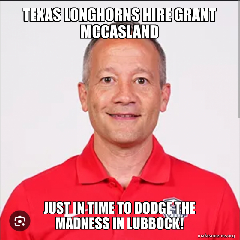 Texas Longhorns hire Grant McCasland Just in time to dodge the madness ...