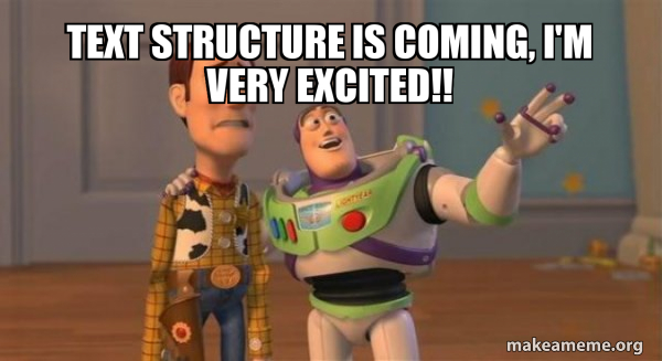 Text structure is coming, I'm very excited!! - Buzz and Woody (Toy ...