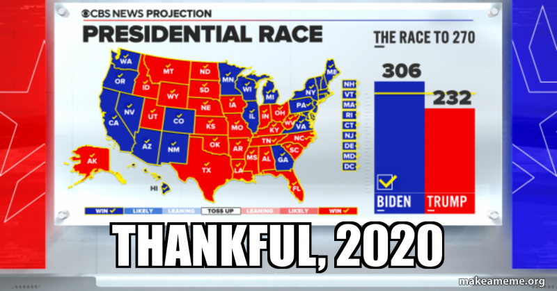 Thankful, 2020 Meme Generator