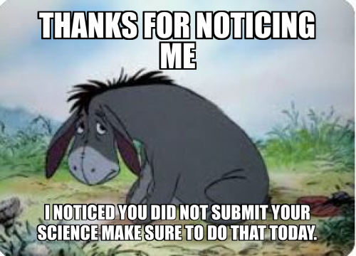 Thanks for noticing me I noticed you did not submit your science make ...