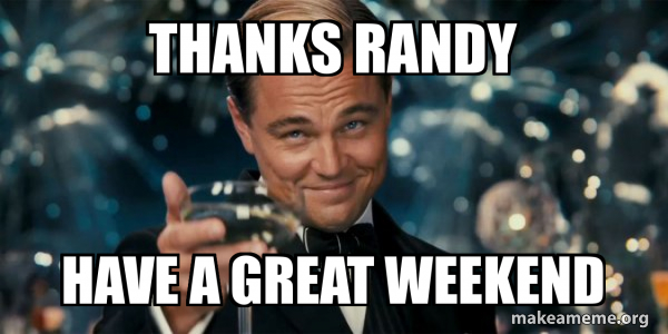 Thanks Randy Have a great weekend - Great Gatsby Reaction - Leonardo ...