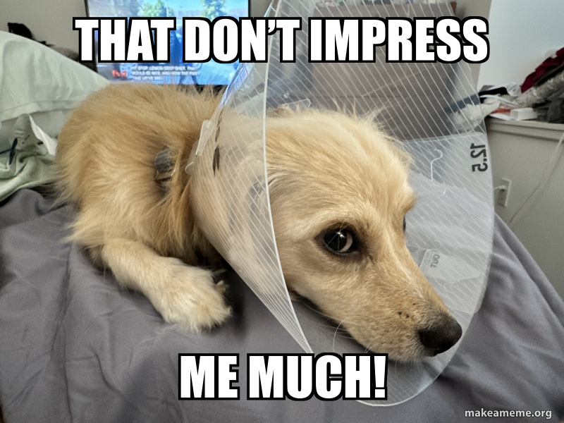 That Don’t impress Me much! Meme Generator