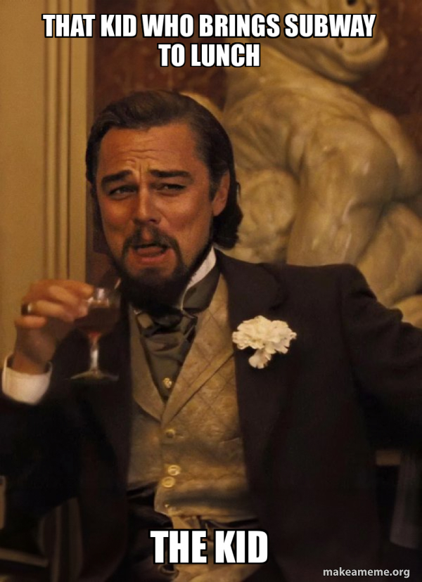 that kid who brings subway to lunch the kid - Leonardo DiCaprio ...