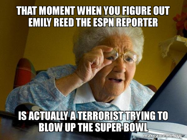That Moment When you Figure out Emily Reed the ESPN reporter Is ...