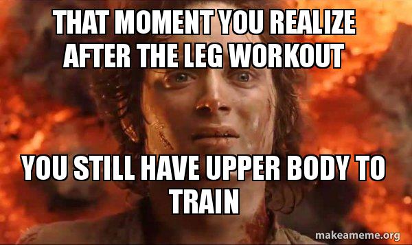 Thigh Workout Memes