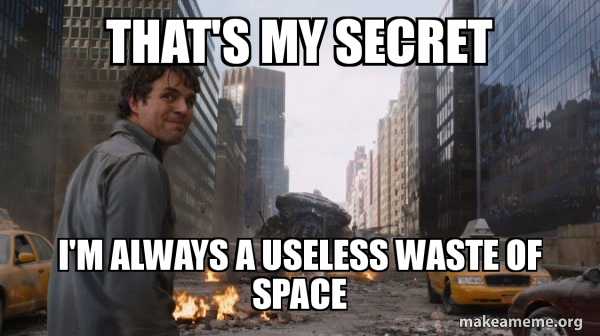 That's my secret I'm always a useless waste of space - That's My Secret ...