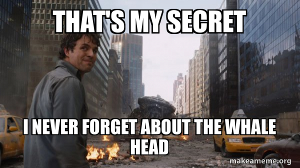that's my secret I never forget about the whale head - That's My Secret ...