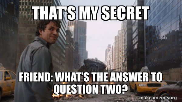 That's my secret Friend: what’s the answer to question two? - That's My ...
