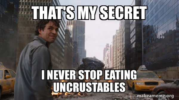 That's my secret I never Stop Eating Uncrustables - That's My Secret ...