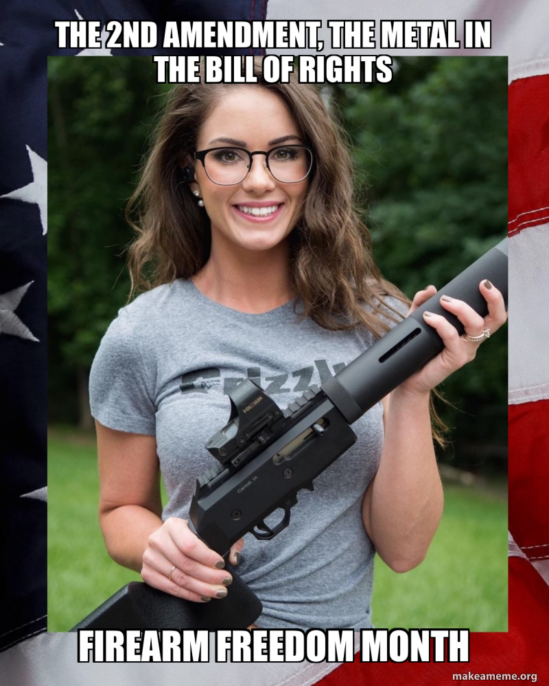 The 2nd Amendment, the Metal in the Bill of rights Firearm Freedom ...