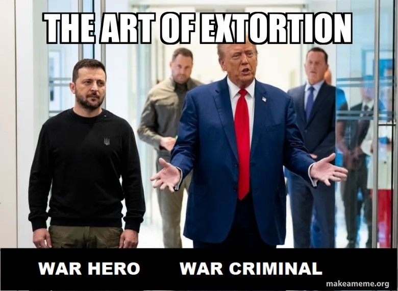 the art of EXTORTION Meme Generator