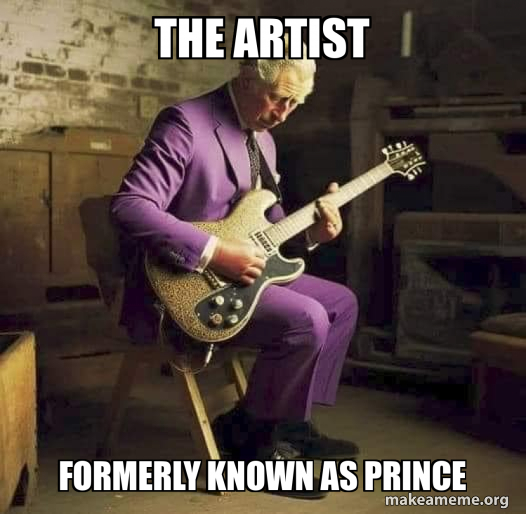 the artist formerly known as prince Meme Generator