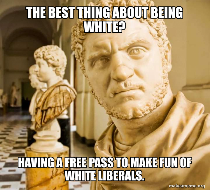 The best thing about being white? having a free pass to make fun of ...